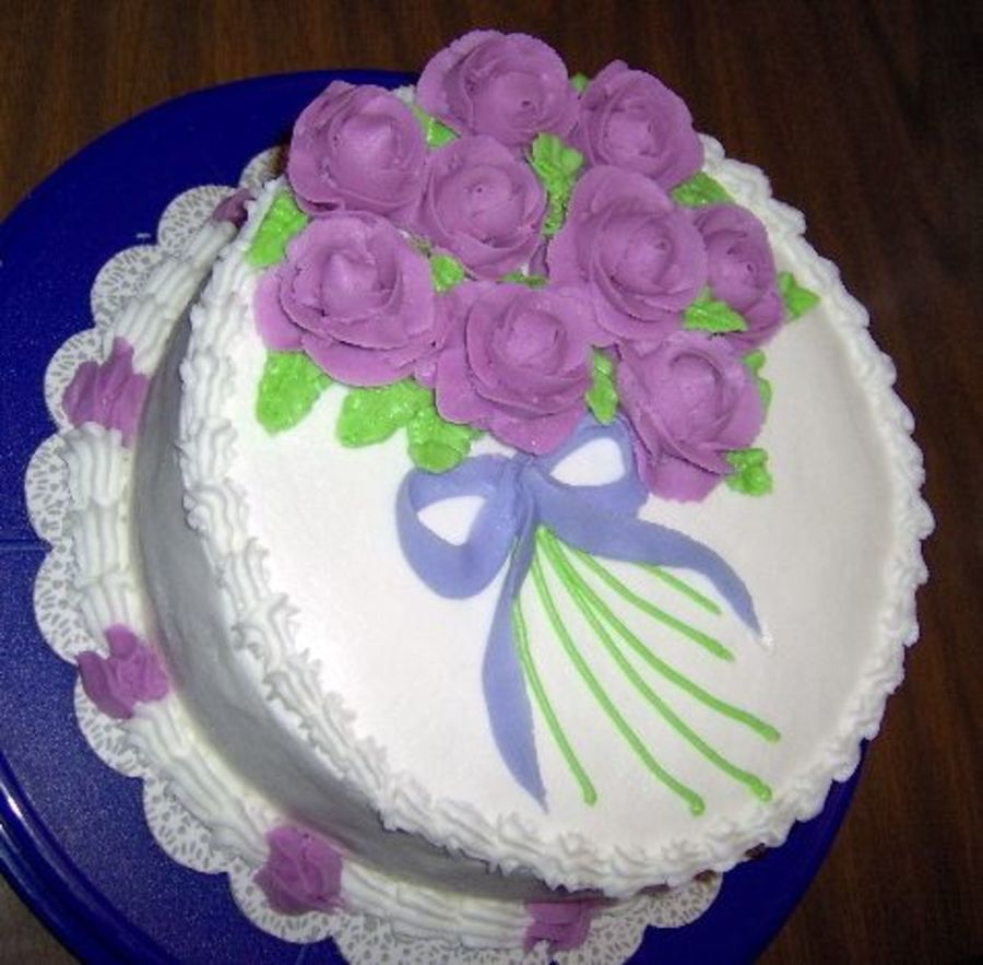 Wilton Level 1 Cake Decorating Class: 3Rd Cake - CakeCentral.com