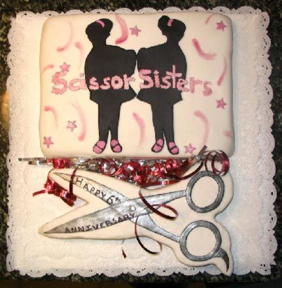 Scissor Cake - CakeCentral.com