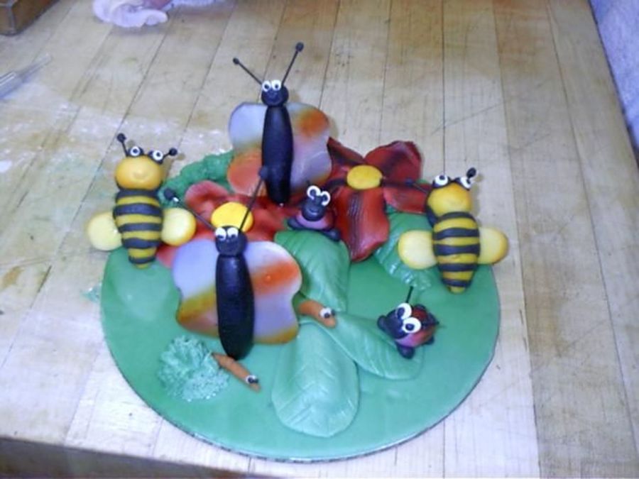 Little Garden Bugs - CakeCentral.com
