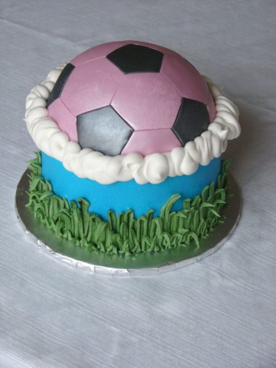 Pink Soccer Ball - CakeCentral.com