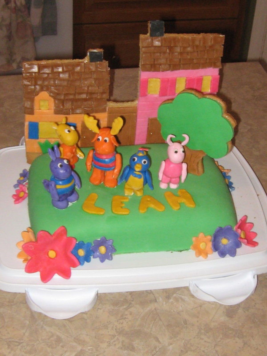 Backyardigan Cake - CakeCentral.com