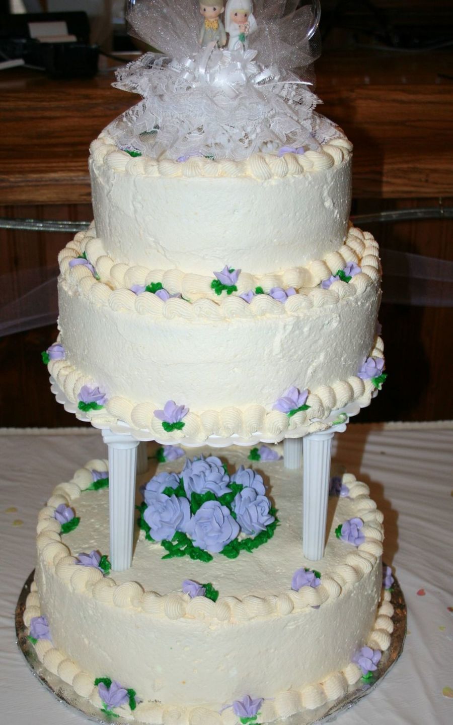Cool Whip Wedding Cake - CakeCentral.com