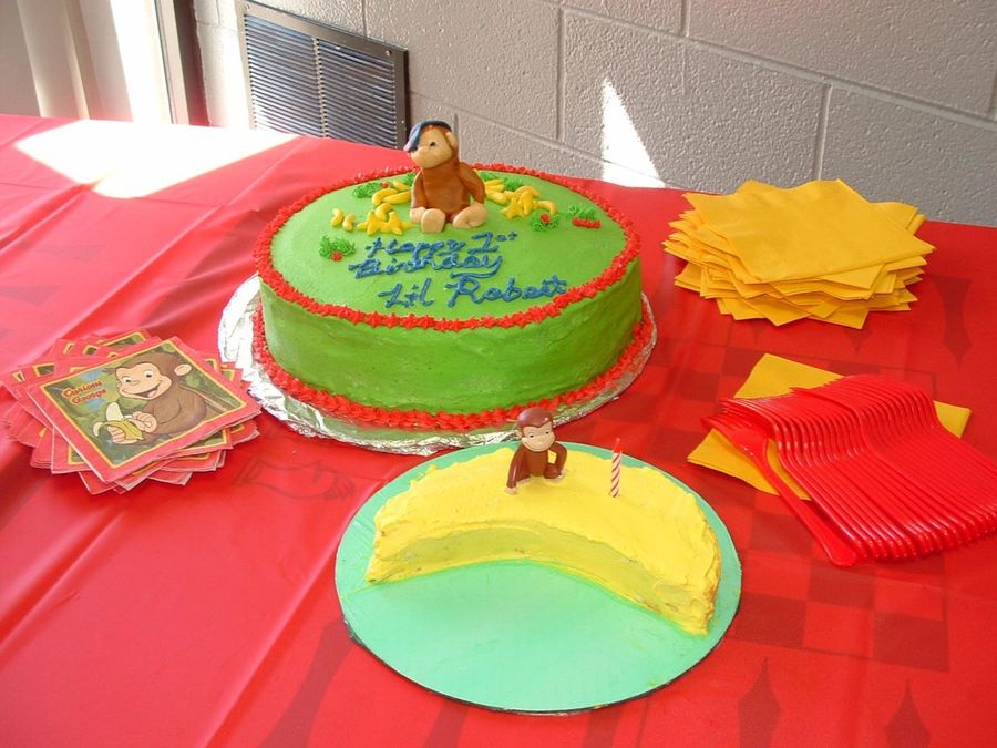 Curious George Cake - CakeCentral.com