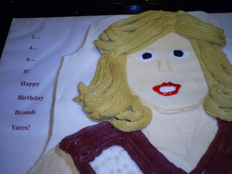 Cheer Leader Cake - CakeCentral.com