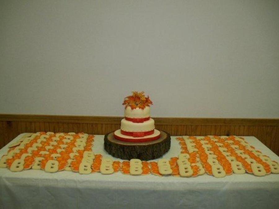 Fall Wedding Cake - CakeCentral.com