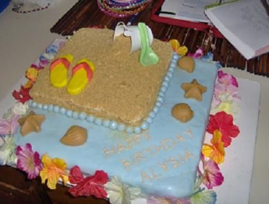 Happy Beach Birthday - CakeCentral.com