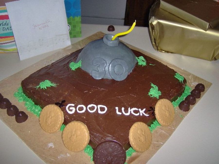 Army Eod Bomb Cake - CakeCentral.com