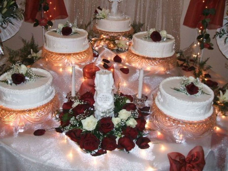 5 Wedding Cakes. - CakeCentral.com