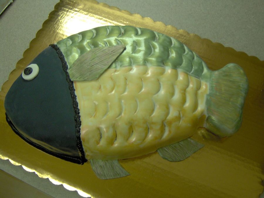 Fish Cake - Retirement Party - CakeCentral.com
