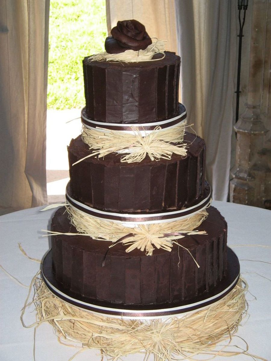 Chocolate Wedding Cake - CakeCentral.com