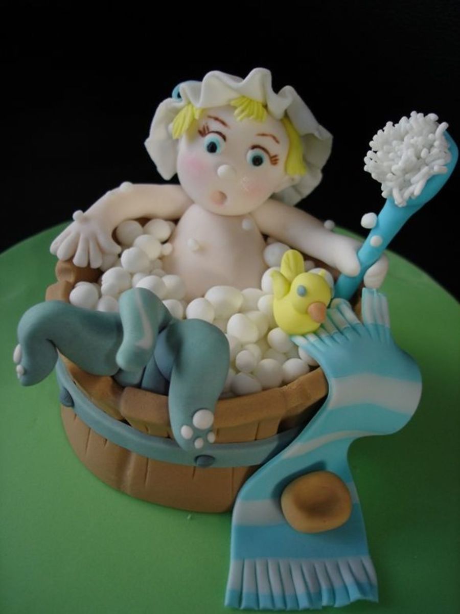 Baby In Bath - CakeCentral.com