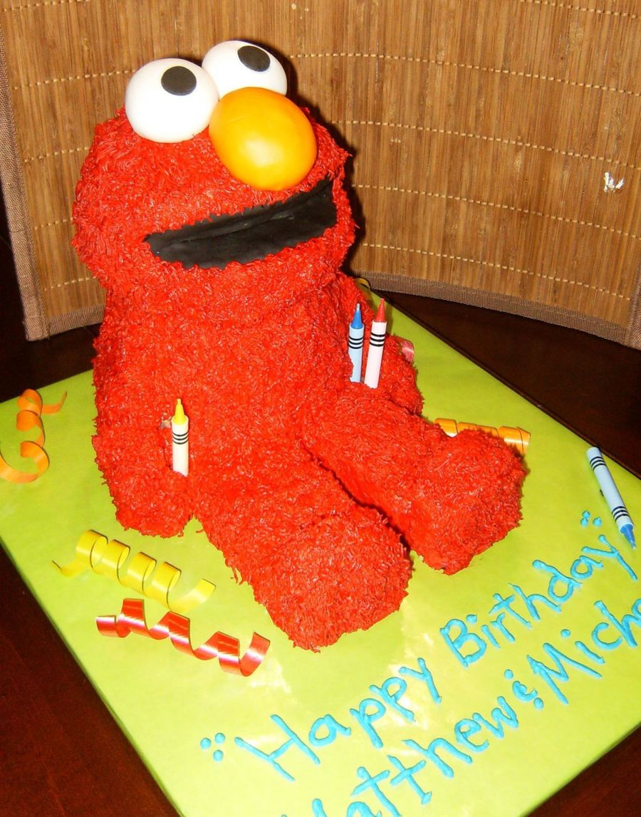 3D Elmo - CakeCentral.com