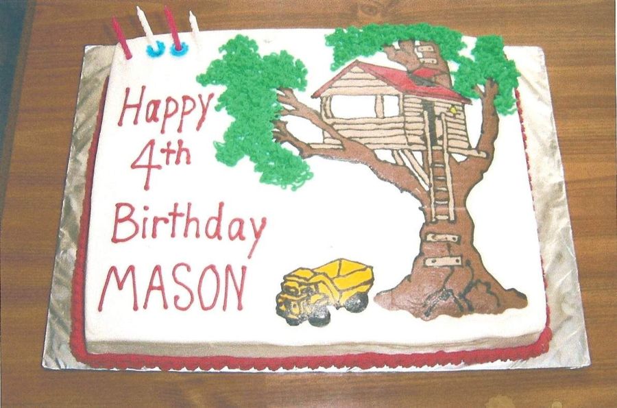 Treehouse Birthday Cake - CakeCentral.com