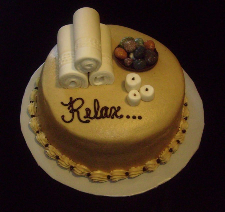 Spa Cake - CakeCentral.com