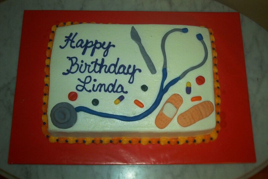 Nurse's Birthday Cake - CakeCentral.com