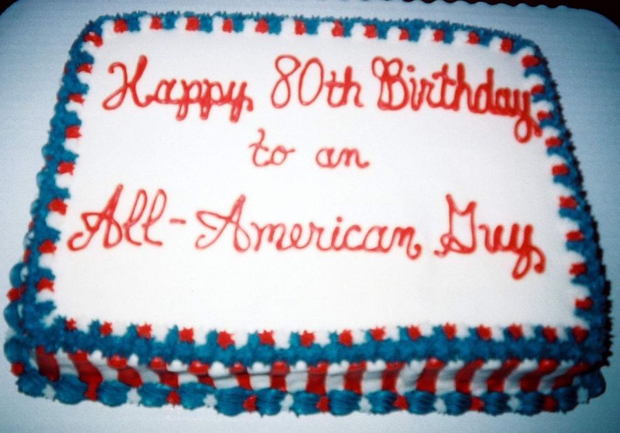 Patriotic Birthday Cake - CakeCentral.com