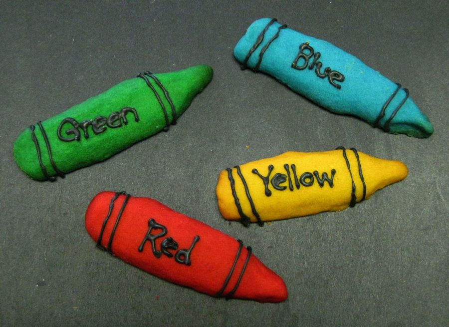 Crayon Cookies - CakeCentral.com