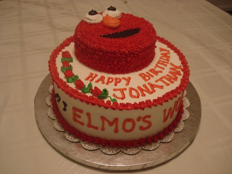 Elmo Birthday Cake - CakeCentral.com