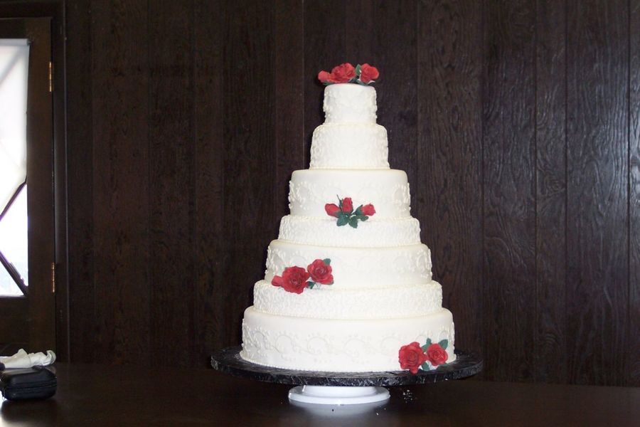 7 - Tier Wedding Cake - CakeCentral.com