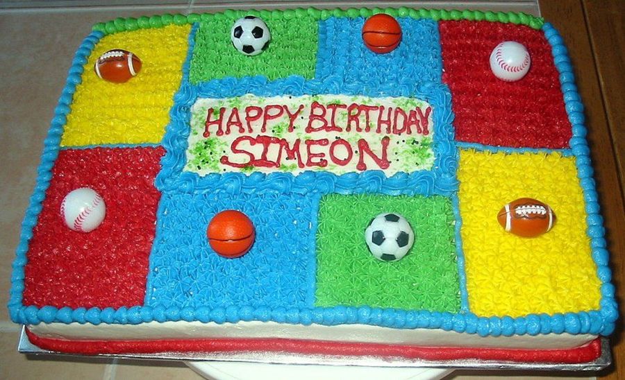 Colorful Toddler Boy Cake - CakeCentral.com