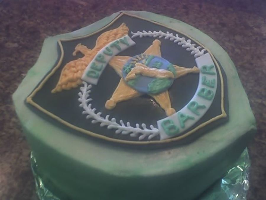 Sheriff Deputy Cake - CakeCentral.com