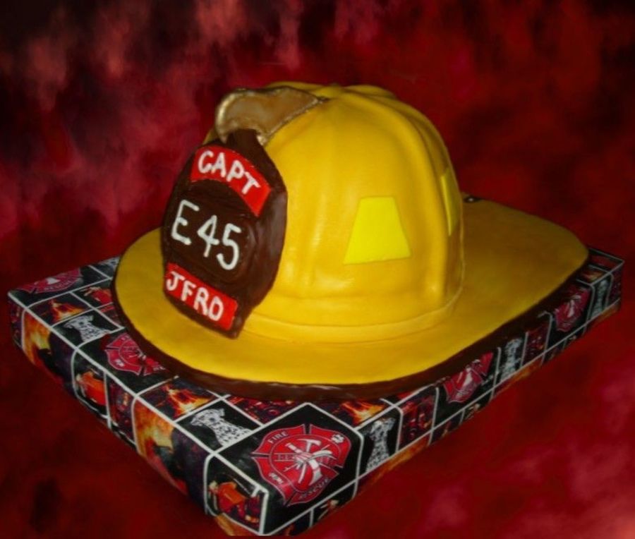 Firefighter Helmet - CakeCentral.com