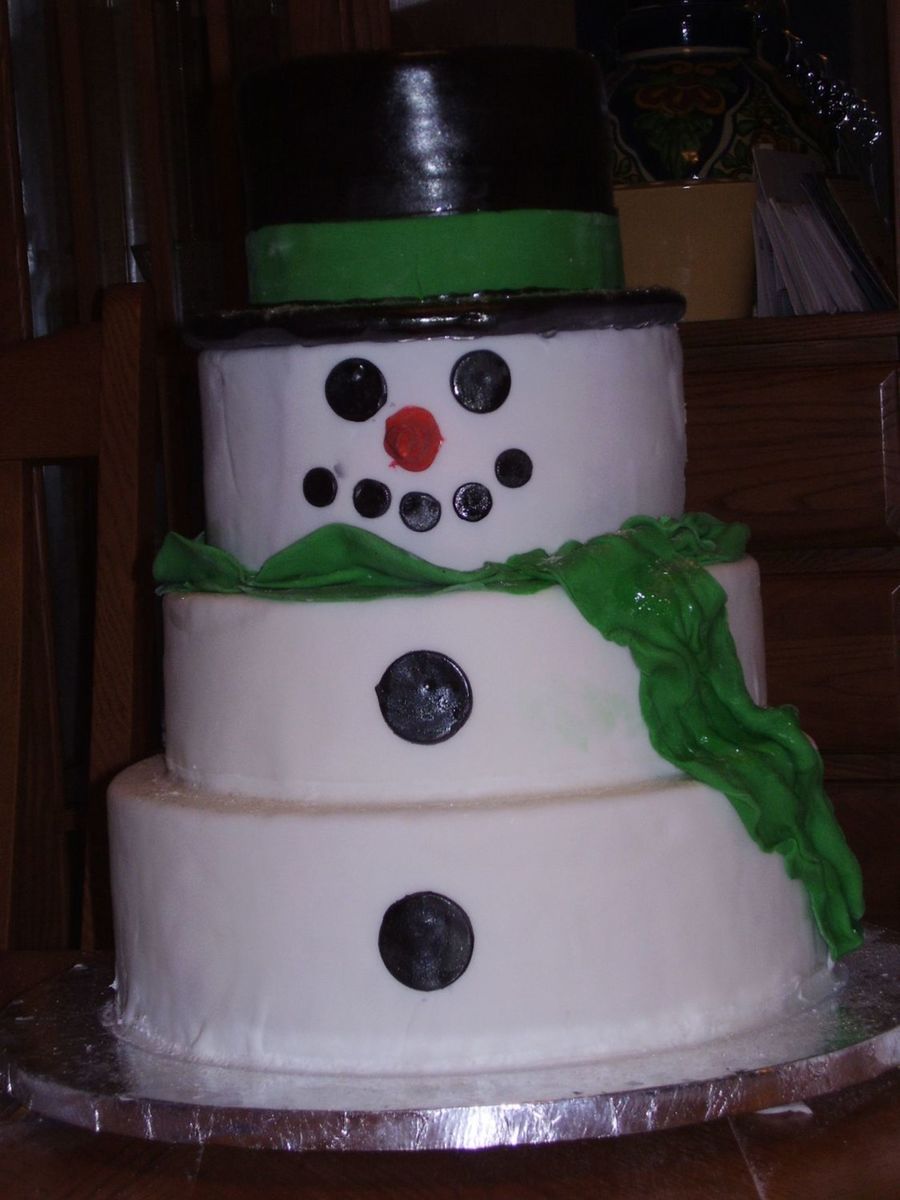Snowman - CakeCentral.com