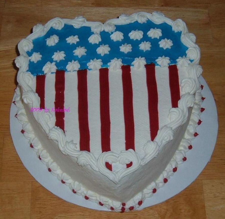 Heart Flags - CakeCentral.com