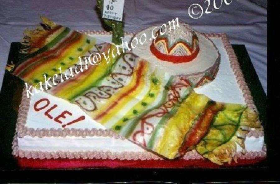 Mexican Serape Sheet - CakeCentral.com