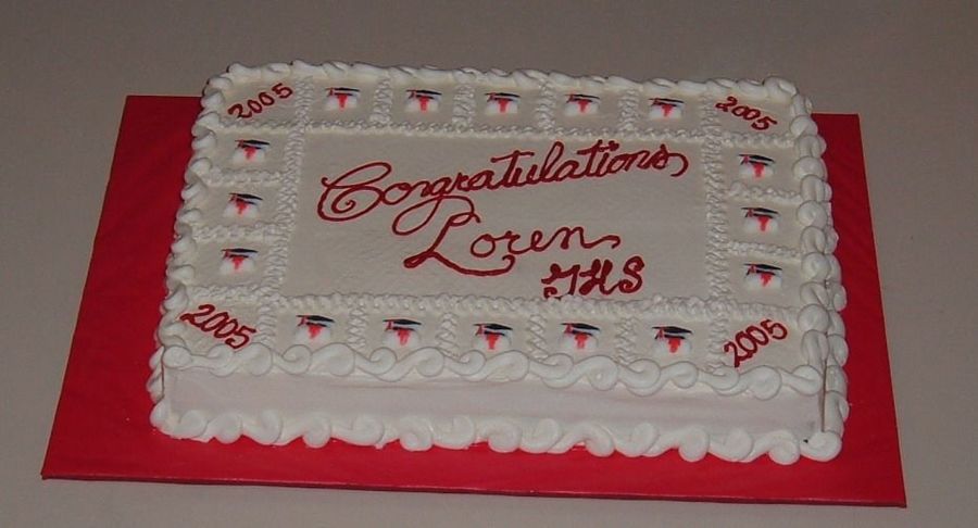 Full Sheet High School Graduation - CakeCentral.com