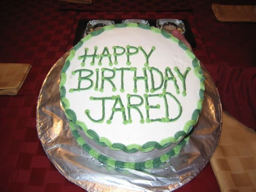 Jared's Birthday Cake - CakeCentral.com