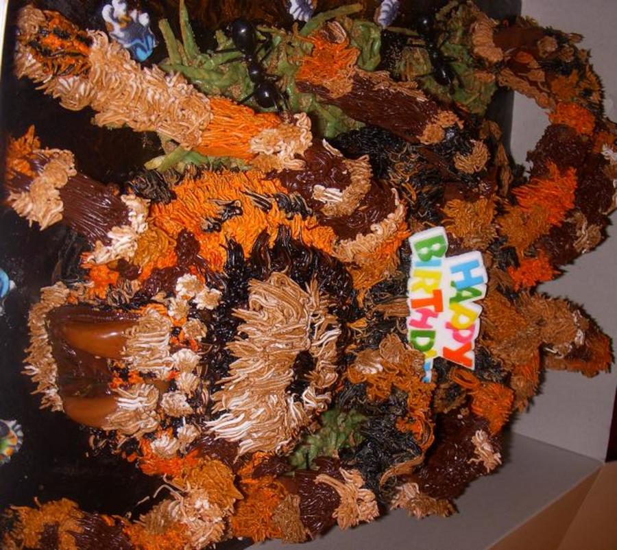3D Tarantula Cake - CakeCentral.com