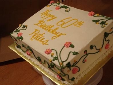 Floral Vine Birthday Cake - CakeCentral.com