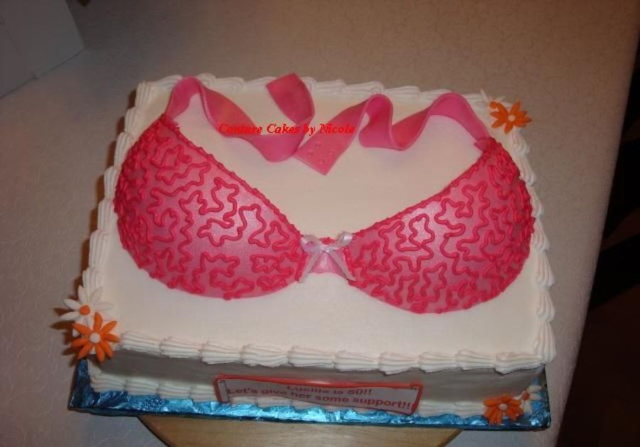 Another Bra Cake - CakeCentral.com