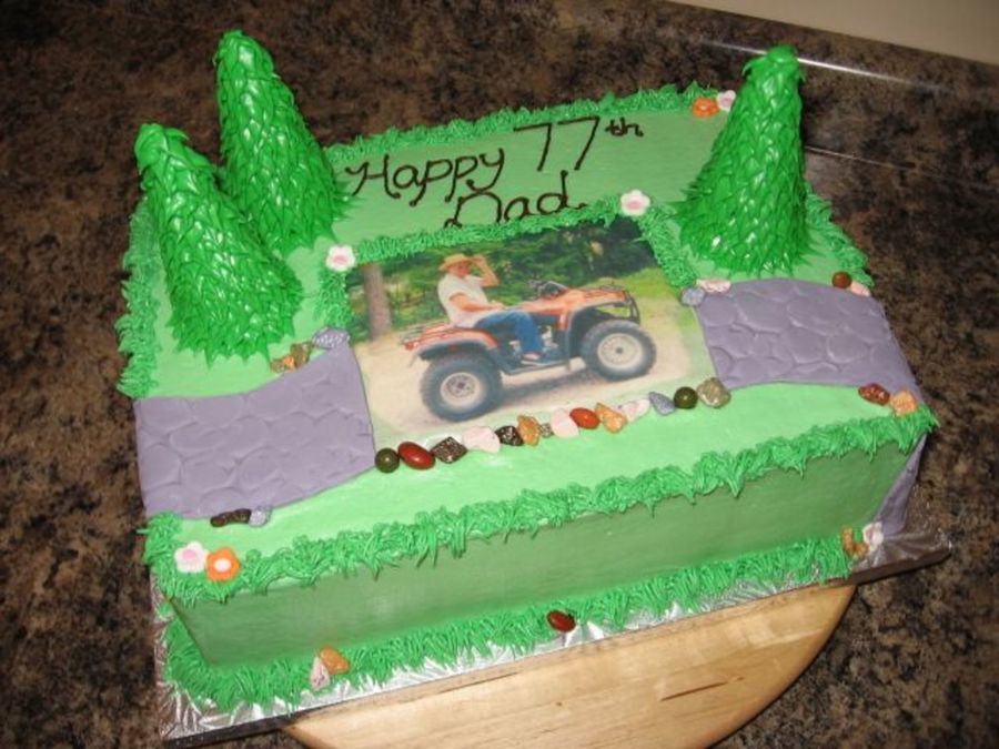 Birthday Cake For A Four Wheeler - CakeCentral.com