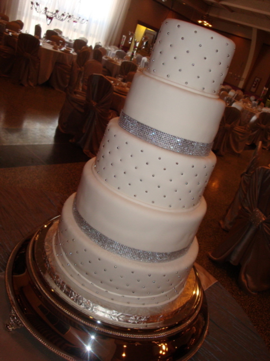 Biggie Bling Wedding Cake - CakeCentral.com