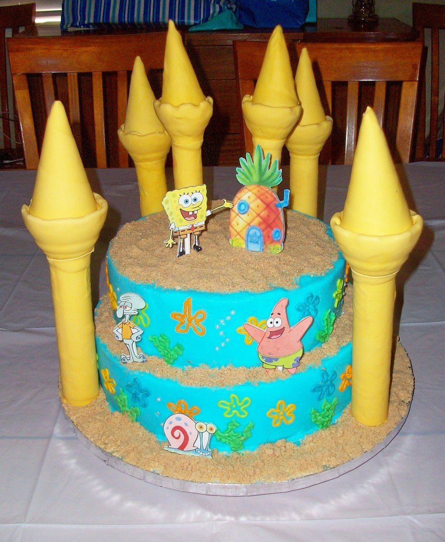 Spongebob Castle Cake - CakeCentral.com