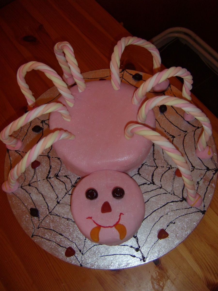 Girls Spider Cake - CakeCentral.com