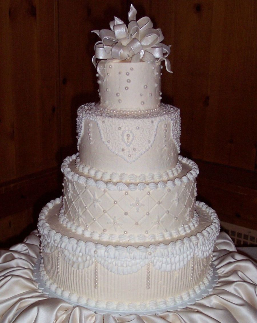 Satin & Pearls - CakeCentral.com