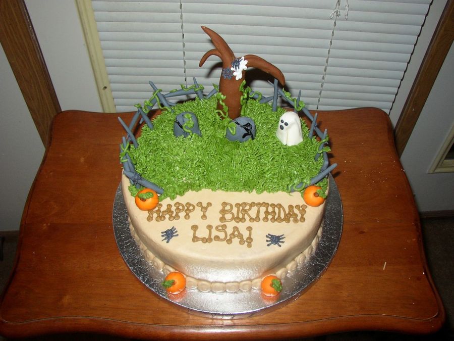 Ghost In The Graveyard - CakeCentral.com