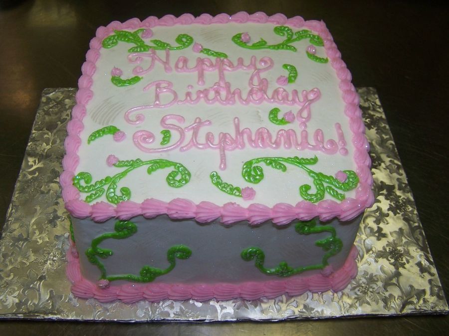 Stephanie's Birthday Cake - CakeCentral.com
