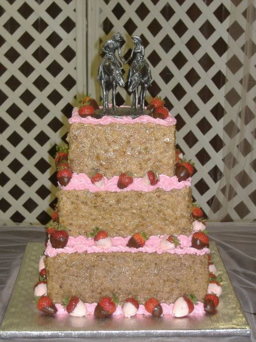 German Chocolate Wedding Cake - CakeCentral.com