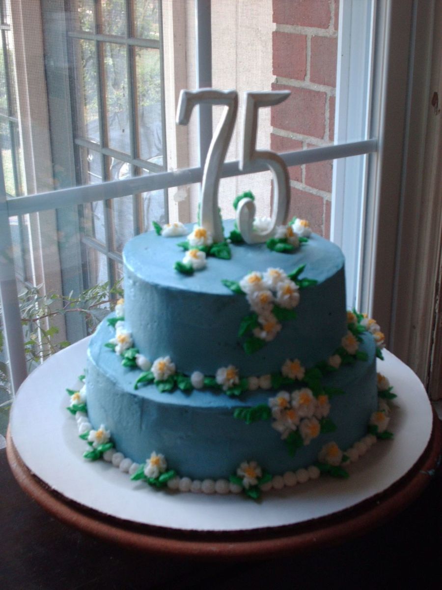 75Th Bday - CakeCentral.com