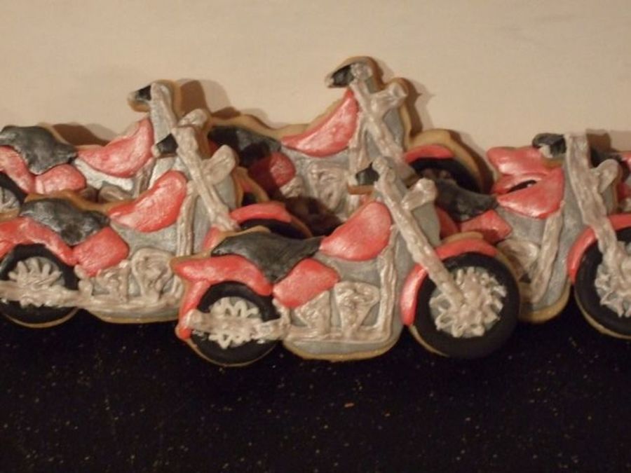 Motorcycle Cookies - CakeCentral.com