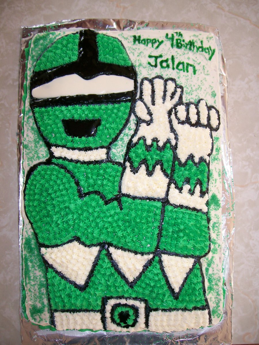 Green Power Ranger - CakeCentral.com
