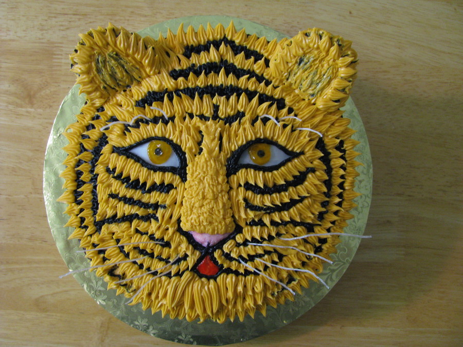 Orange Tiger - CakeCentral.com