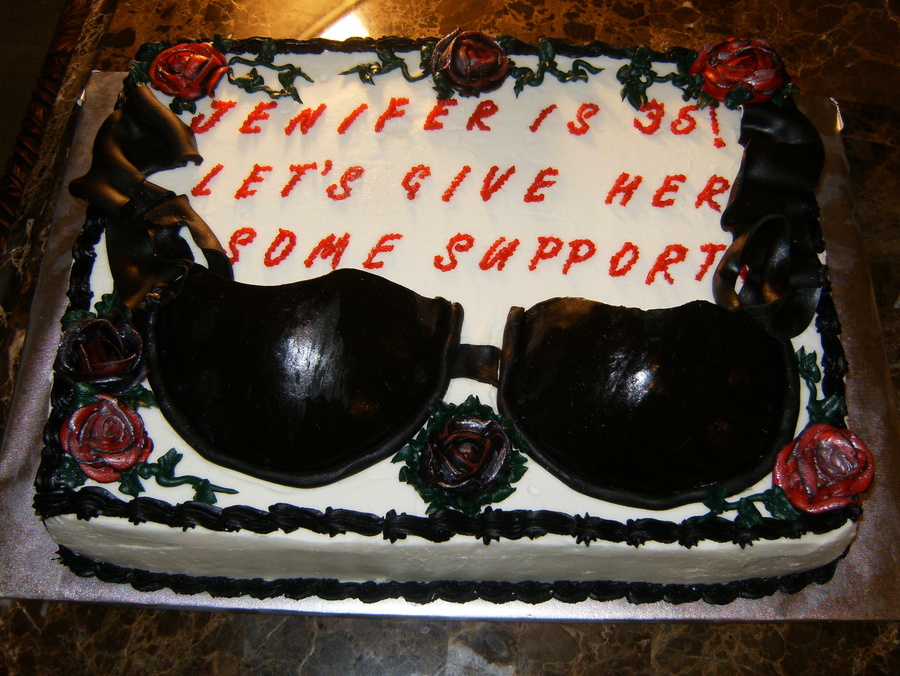 Bra Birthday Cake - CakeCentral.com