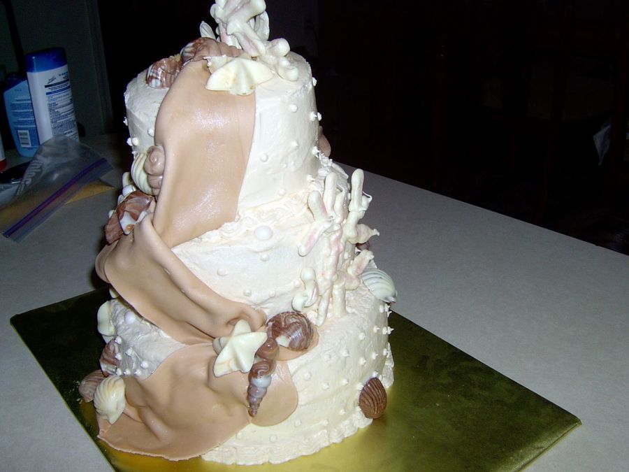 Seashells And Coral - CakeCentral.com