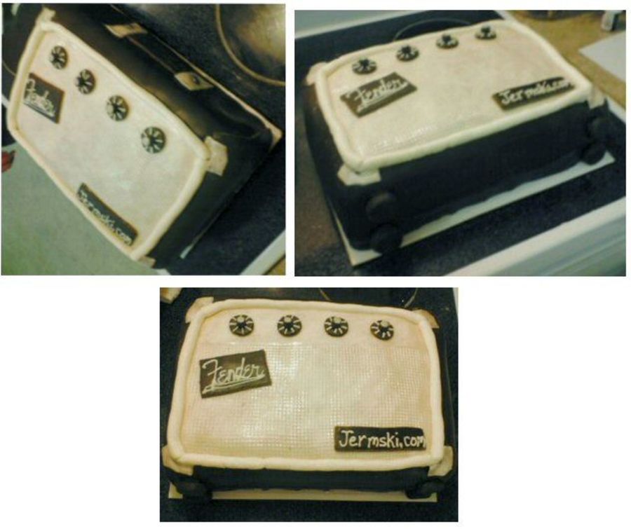 Fender Amplifier Groom's Cake - CakeCentral.com