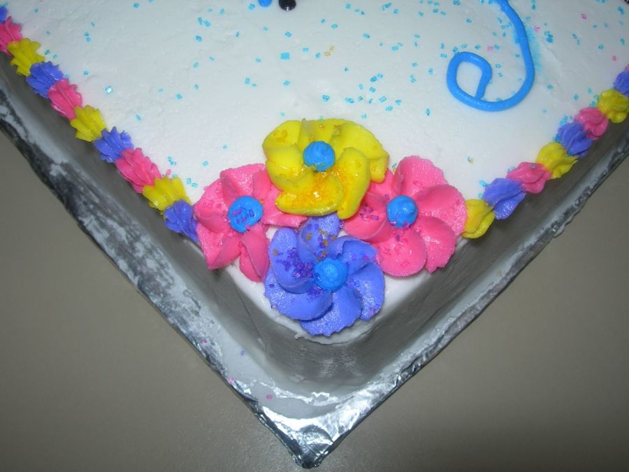 Drop Flowers - CakeCentral.com